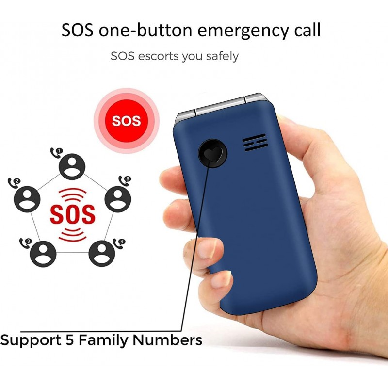 Artfone F20 Dual Sim 2.4'' GSM Flip Phone Blue (Ελληνικό Μενού) - KS ...