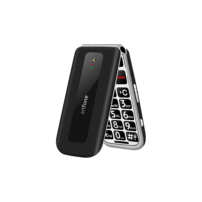 Artfone F20 Dual Sim 2.4'' GSM Flip Phone Black (Ελληνικό Μενού) - KS ...